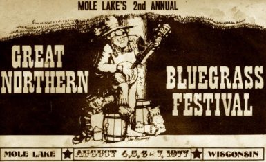 Mole Lake Great Northern Bluegrass Festival Mole Lake Wisconsin Poster ...